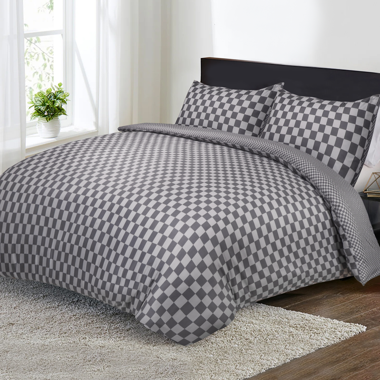 Chess Printed Duvet Cover – Yorkshire Bedding